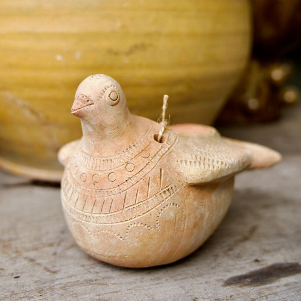 Terracotta Bird Planter